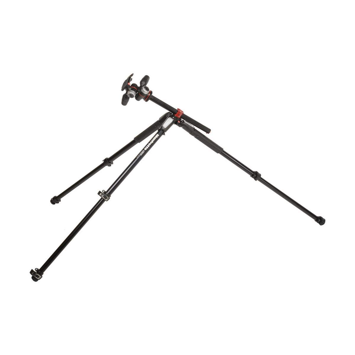 Manfrotto 055 3-Section Aluminum Tripod with 3-Way Head