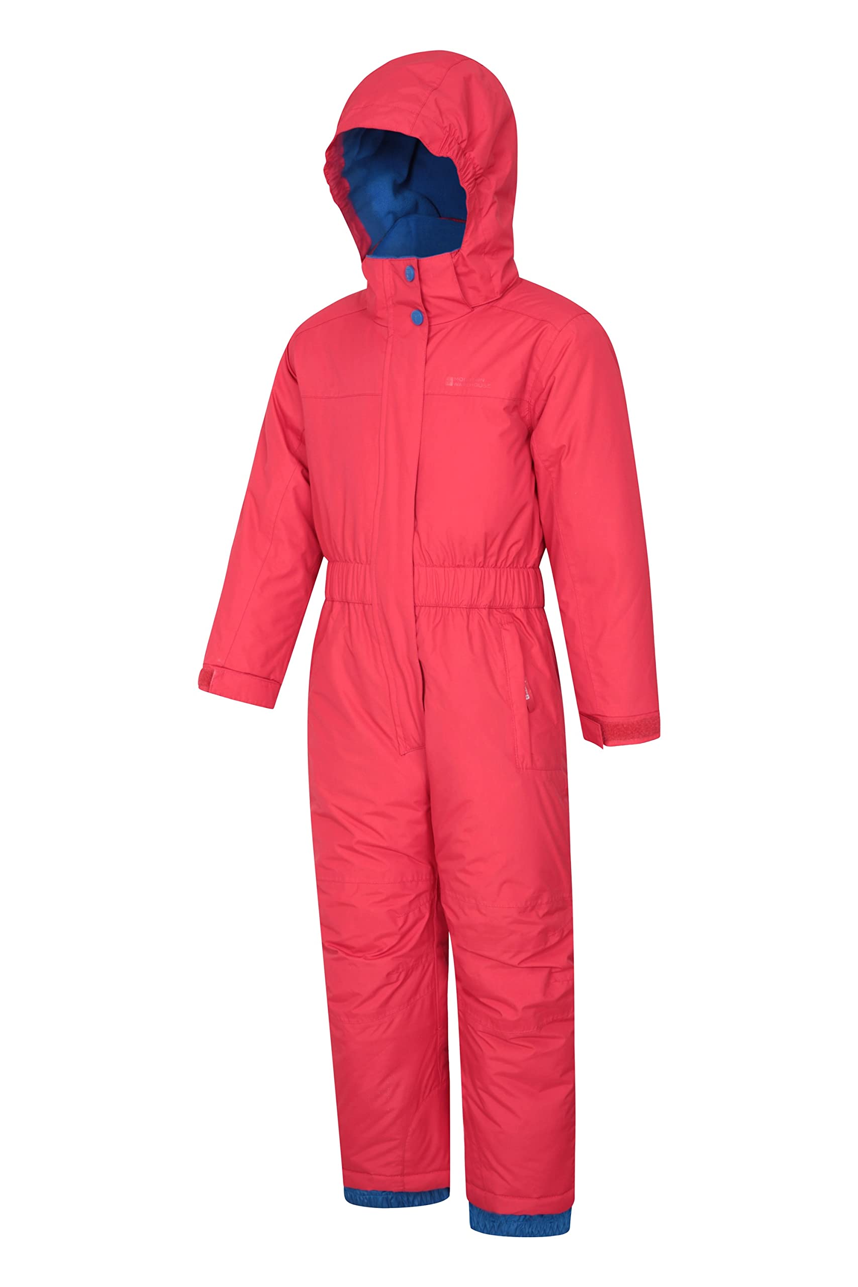 Mountain Warehouse Cloud Kids All in 1 Snowsuit - Waterproof Skisuit Red Kids 5-6 Yrs (104-116 cm)