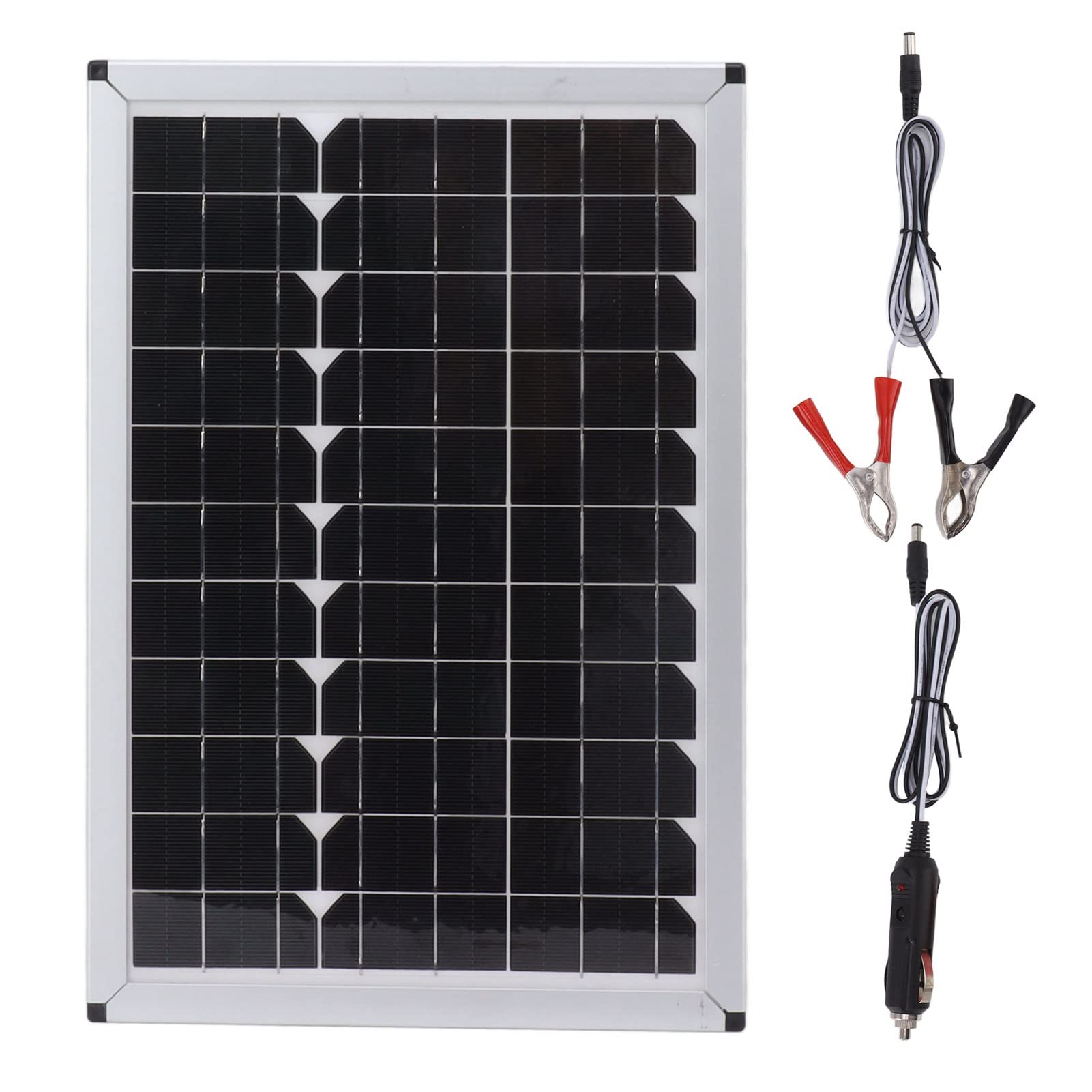 Monocrystalline Solar Panel to Charge, Solar Panel, 100W 18V Monocrystalline Silicon, 15.7in Long 10.8in Wide, Solar Panel Charger, Portable Solar Panel Charg