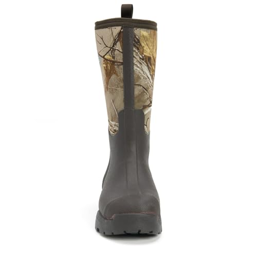 Muck Boots Unisex Wellington Boots Rain, Brown Bark Real Tree Xtra, 8 US Men