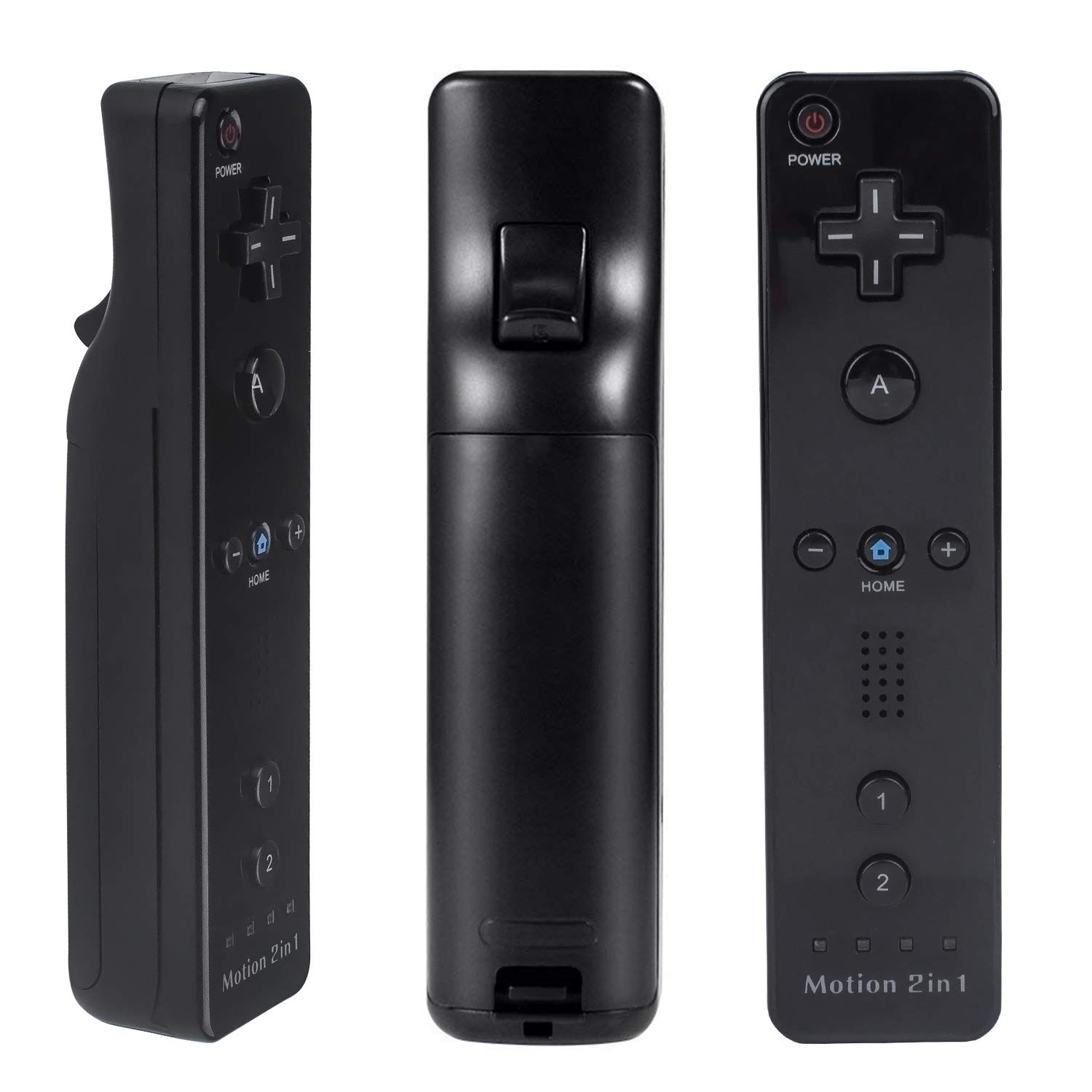 Motion Plus Wii Controllers 2Packs with Nunchucks, Wii Remote Controllers Compatible for wii and Wii U with Built in Motion Plus