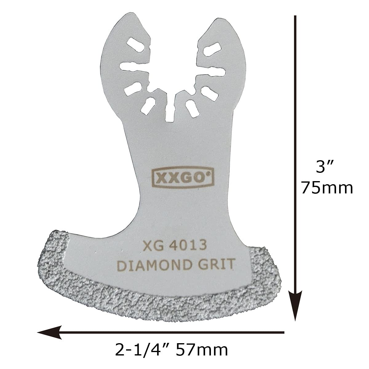 XXGO 4 Pcs Diamond Oscillating Multi Tool Swing Gritting Grouting Saw Blades XG4203L