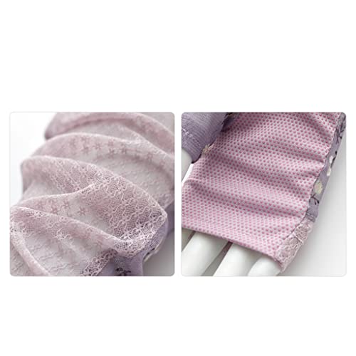 Summer Women's Driving Long Floral Lace Sleeve Gloves Thin Arm Guard Sleeve Arm Sleeve (Color : A, Size : 55 * 17cm)