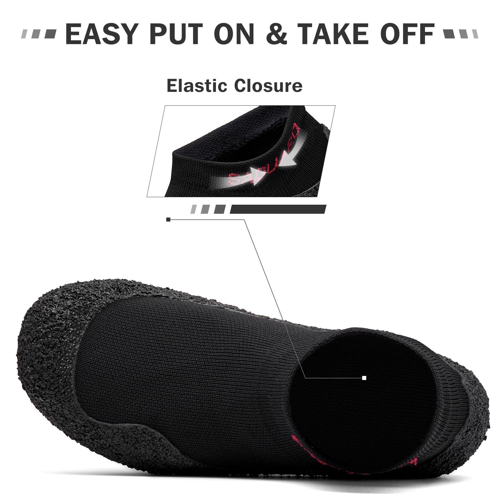 SAGUARO Minimalist Barefoot Sock Shoes for Women Non Slip Water Shoes Portable & Multi Purpose
