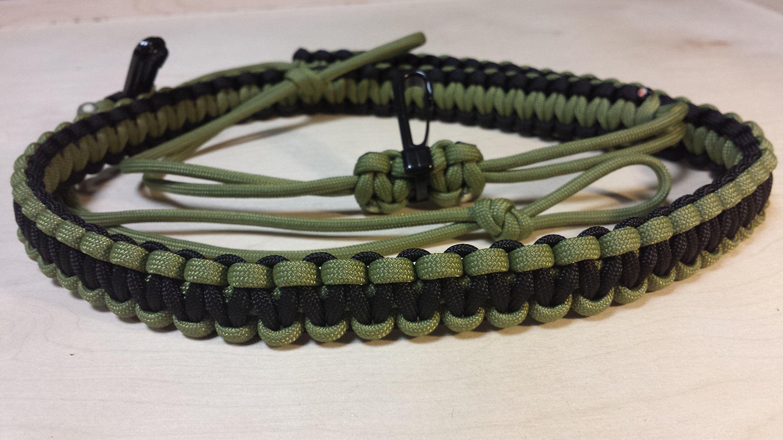 Muddy River Gear Archery Custom Shoulder Sling Black and Green