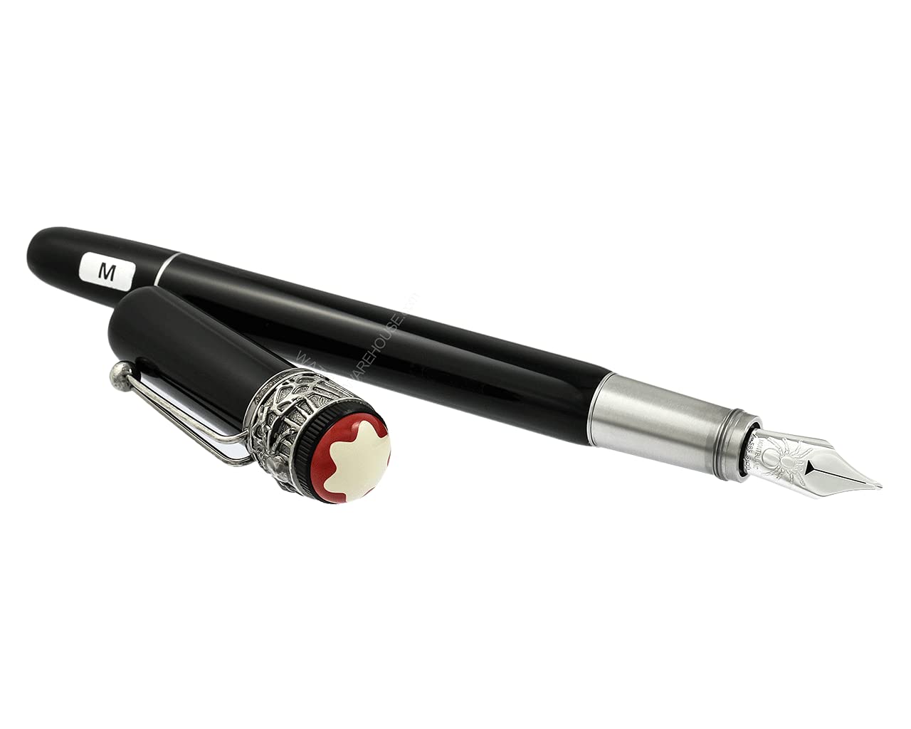 Montblanc Heritage Collection Rouge et Noir Spider Metamorphosis Black Fountain Pen 117846