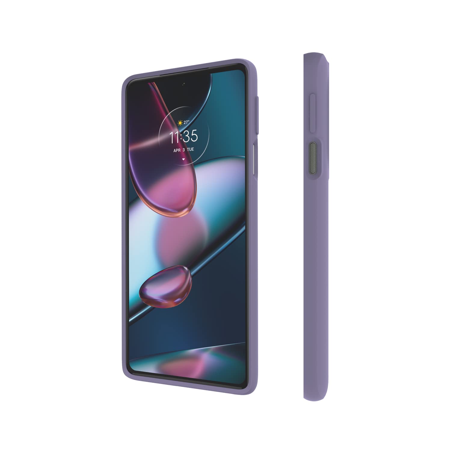 Motorola Edge+ (2022) Protective Case- Daybreak Light Purple Precision fit, Stylish Shock Absorbing Phone Cases [NOT for Edge+ 2020/Edge+ 2023, Edge 2021/Edge 5G UW 2021, & Edge 2022]