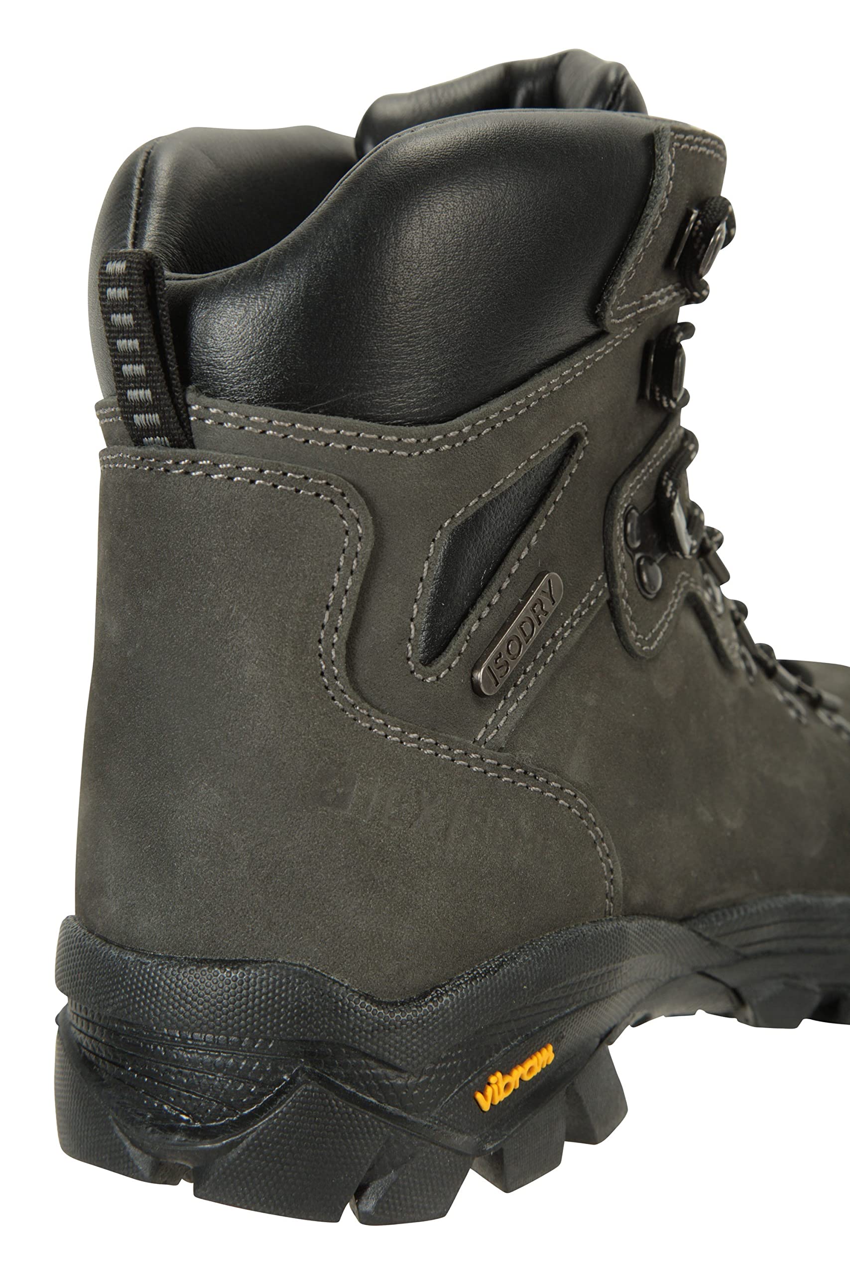 Mountain Warehouse Odyssey Extreme Womens Waterproof Vibram Hiking Boots Grey Womens Shoe Size 8 US