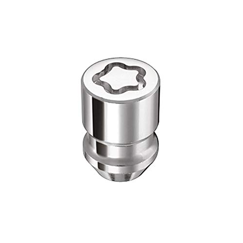 McGard 24154 Chrome Cone Seat Wheel Locks (M12 x 1.25 Thread Size) - 4 Locks / 1 Key