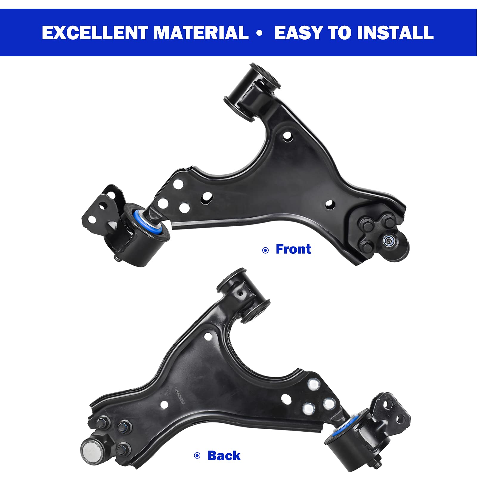 nifeida Front Lower Control Arms and Ball Joints Assembly replacement for 08-17 Buick Enclave,09-17 Traverse,07-16 GMC Acadia,07-10 Saturn Outlook K621231,K621232 Driver & Passenger