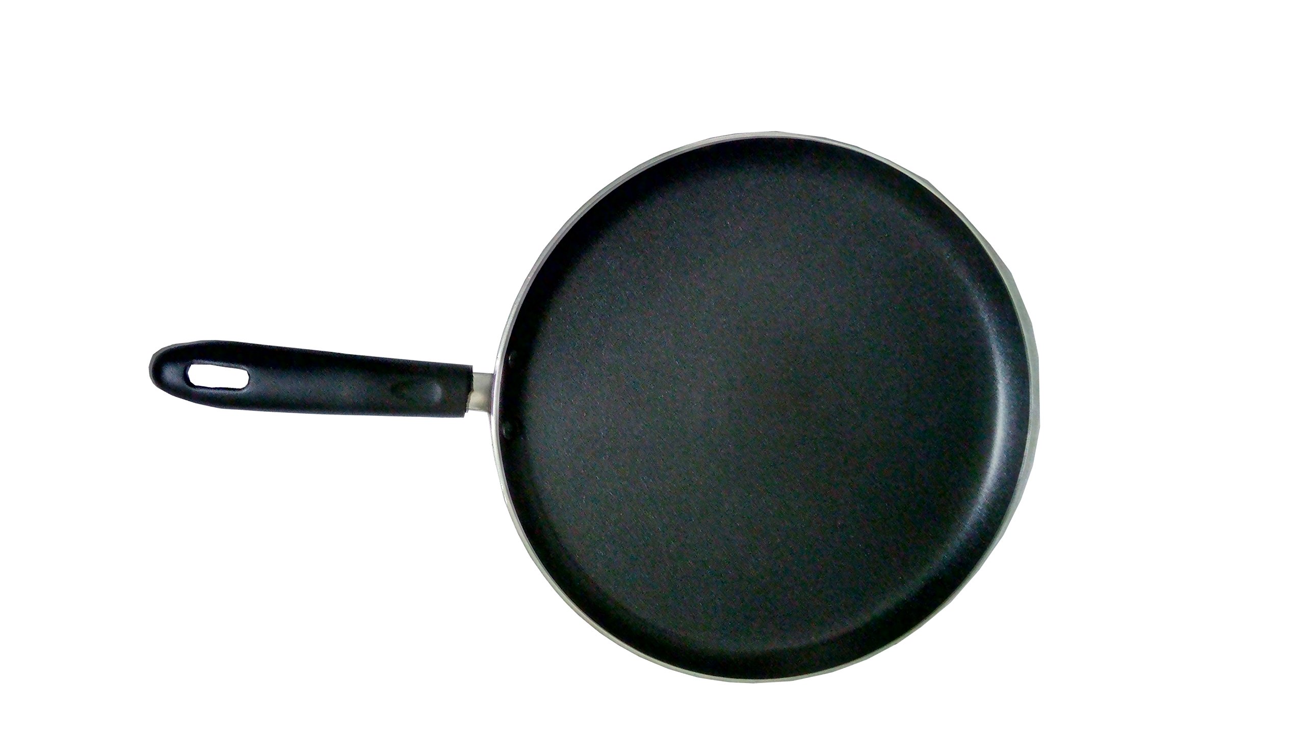 Shradha Trading Non-Stick Dosa Pan, 290mm, Black, Aluminium