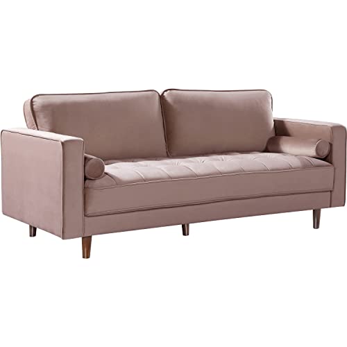 Maykoosh Island Oasis Pink Velvet Sofa