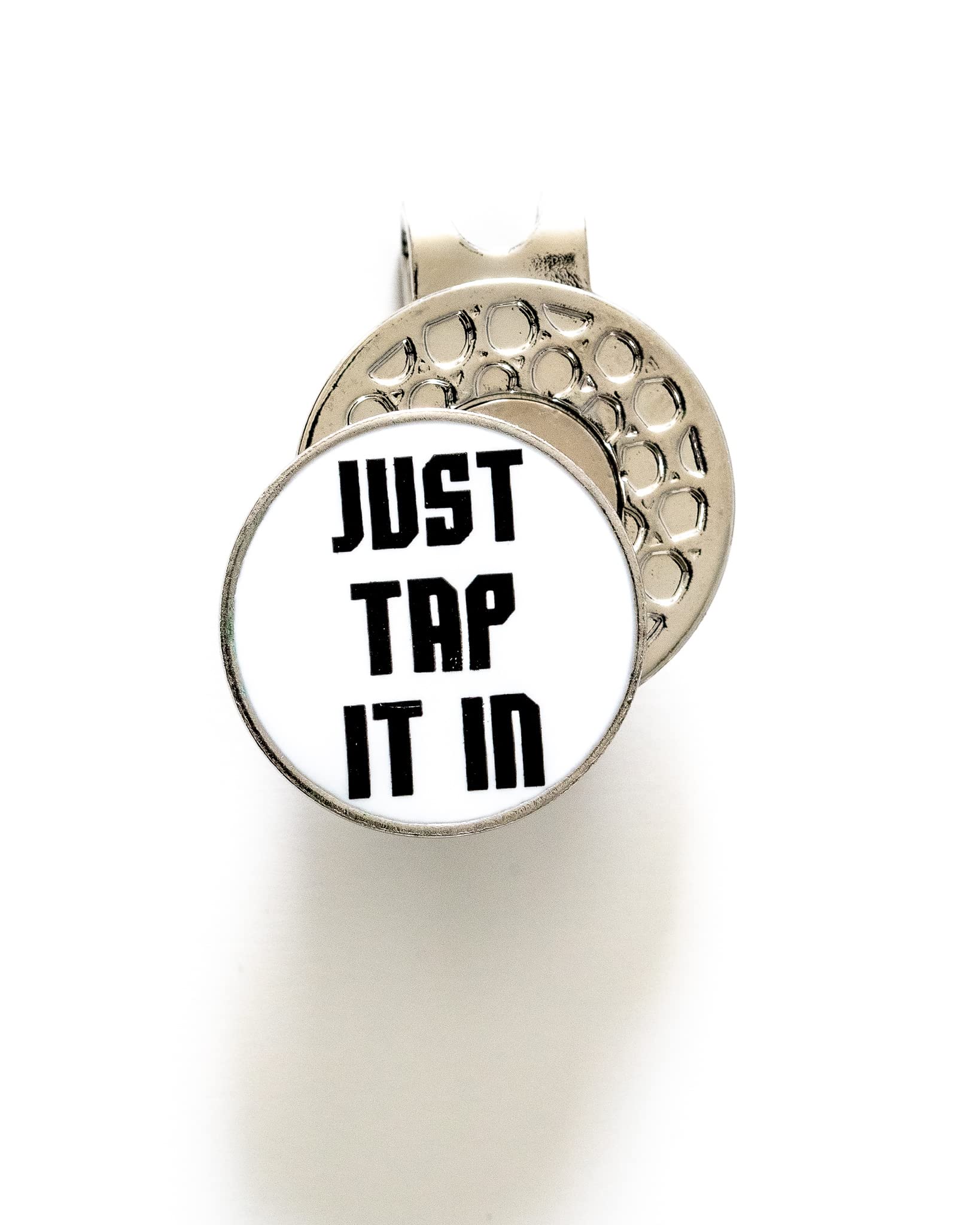 SHANKITGOLF Funny Magnetic Golf Ball Marker with Hat Clip (Just Tap It in)