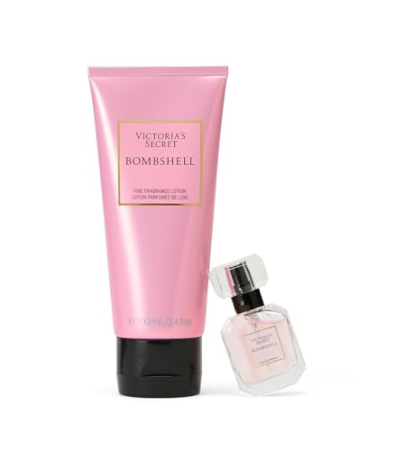 Victoria's Secret Bombshell Mini Fragrance Duo Gift Set: Mini Eau de Parfum & Travel Lotion