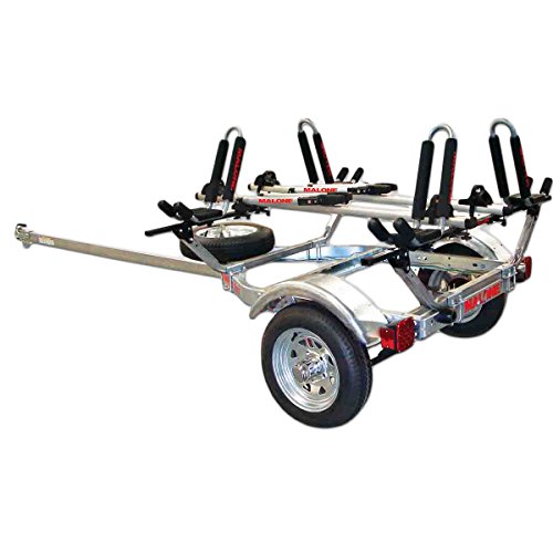 Malone Auto Racks MicroSport Trailer Package with Two Kayak and Two Bike Transport