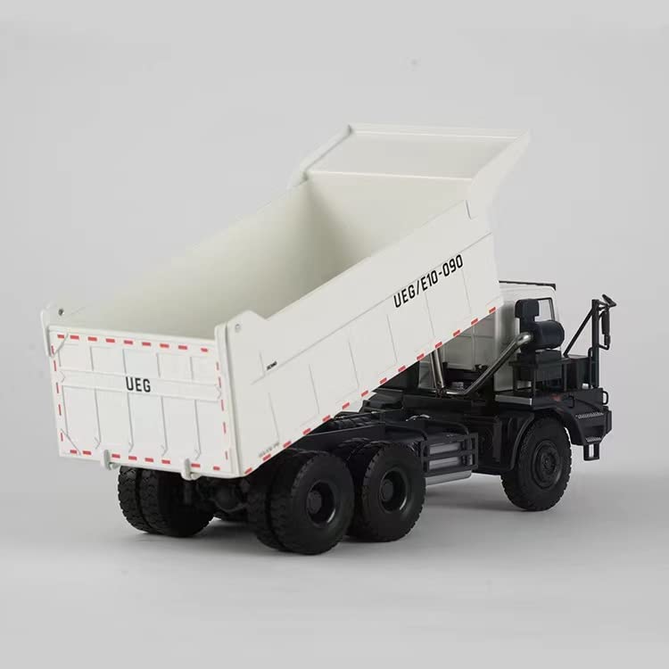 XCMG and The Wandering Earth Co-Branding XG90H Dump Truck Diecast Model 1/35 Scale White Paint for Display Decoration Collection Gift