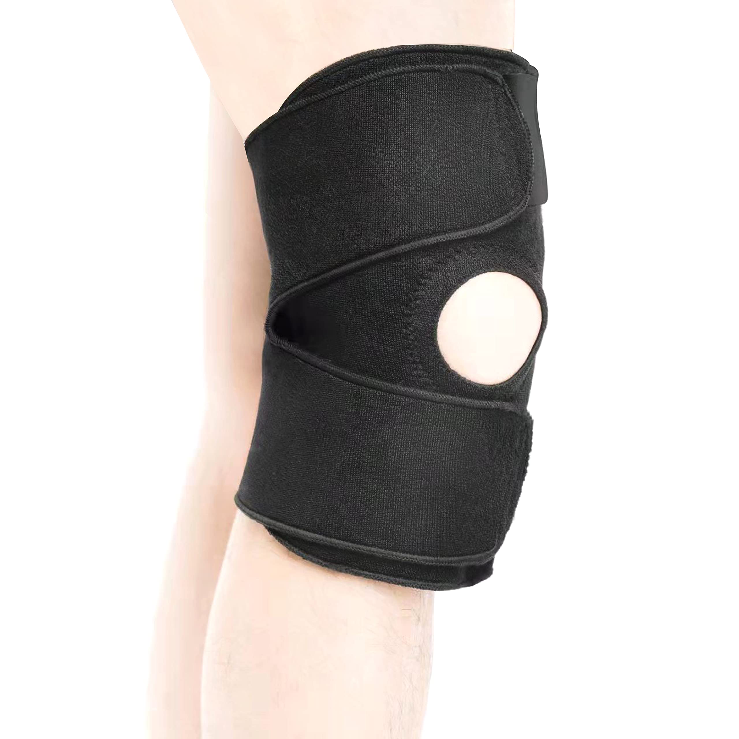 Solmyr Knee Brace Support Adjustable Compression Knee Support Brace for Men Women, for Knee Pain, Arthritis Pain, Tendon, Injury Recovery, Running, Workout