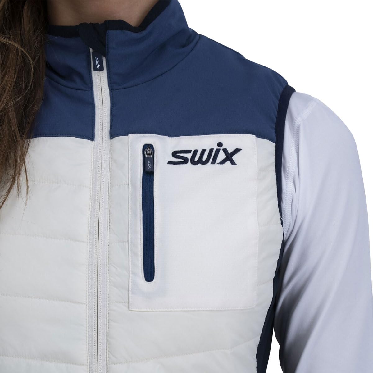 Swix Women's Active Cross Country Skiing Durable Comfortable Insulated Fleece-Lined Horizon Primaloft Vest