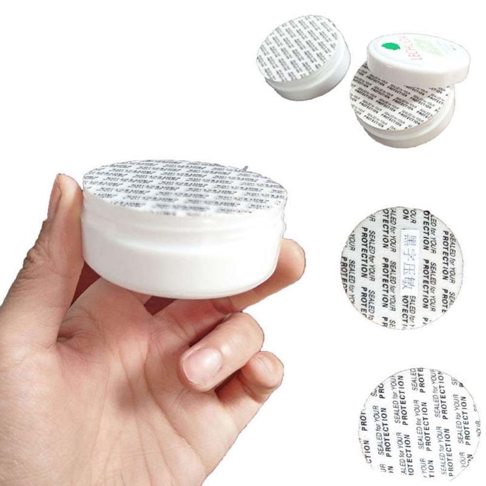 NANSHINE 500pcs 63mm(2.5") Pressure Activated Seals Cap Liners Red Foam Sealing inserts for Glass & Plastic Jar Bottles Containers No Induction Sealer Needed