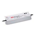 Mean Well HEP-150-12A Switching Power Supply 150W 12V 12.5A, PFC, Free air Al H+Silic, 10G Vib, IP65 Vo and Io Adj by Potmeter, Enclosed, 90~305 VACin