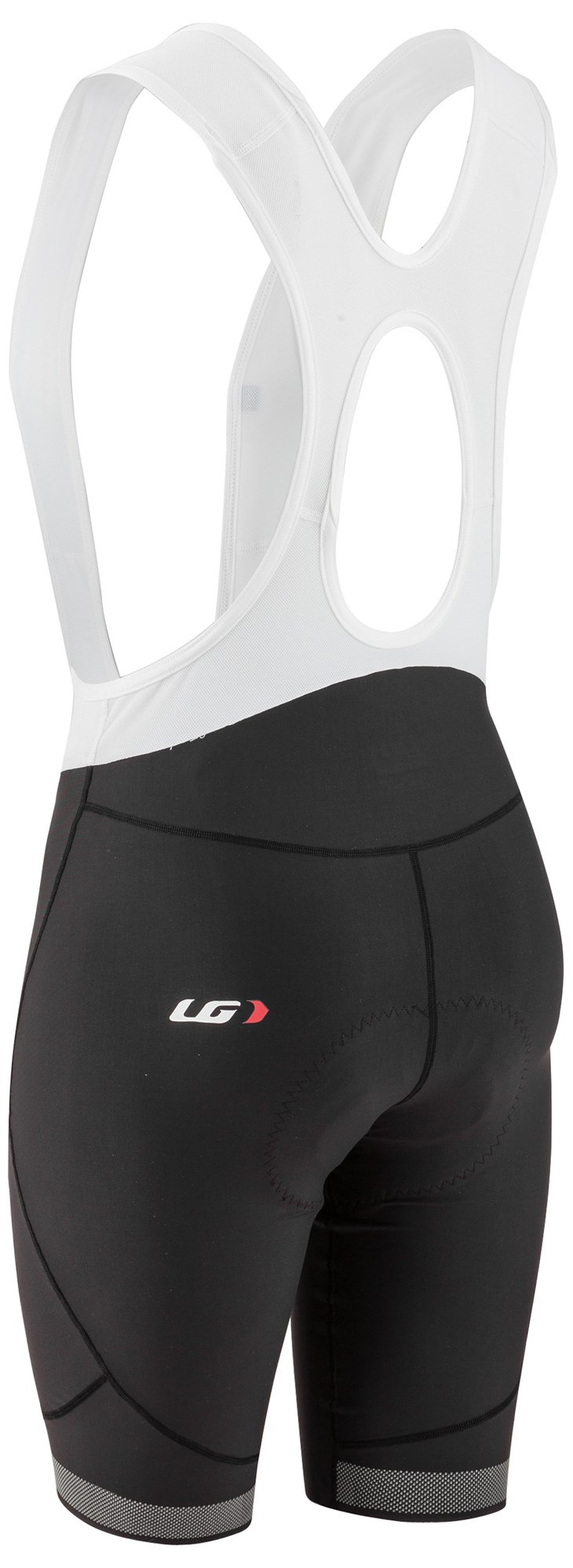Louis Garneau, Men's CB Neo Power Padded, Sleeveless Cycling Bib Shorts, Black/White, X-Large
