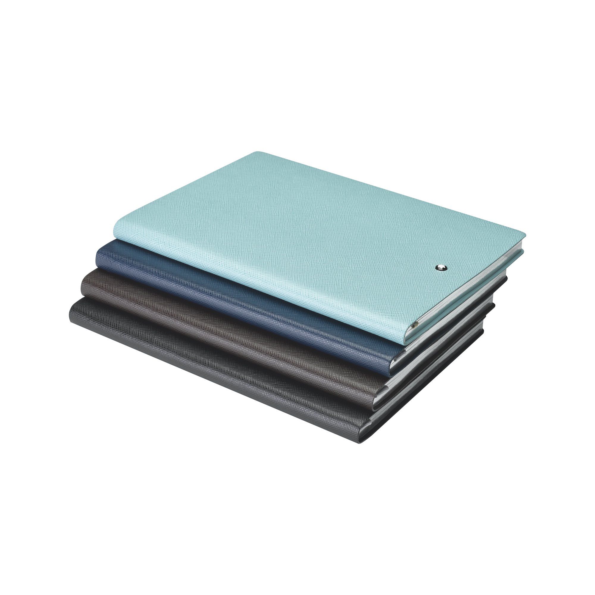 Montblanc Notebook Indigo Lined #146 Fine Stationery 113593 β Elegant Journal with Leather Binding and Ruled Pages β 1 x (5.9 x 8.2 in.)
