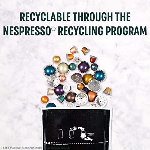 Starbucks by Nespresso Blonde & Medium Roast Variety Pack Coffee (32-count single serve capsules, compatible with Nespresso Vertuo Line System)