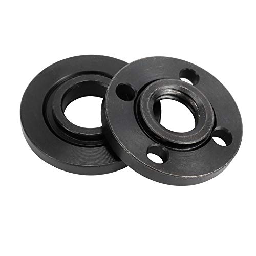 WerkWeit Grinder Angle Spanner Wrench Flange Nut Kit, 1PCS Angle Grinder Flange Wrench and 6PCS Flange Nuts, Compatible with Dewalt Bosch Black Decker Ryobi Makita(4.5" 5" 5/8-11)