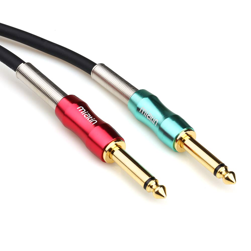 MIATIN 3.5mm 1/8" Male to Dual RCA Male Aux Jack Stereo Audio Y Splitter Patch Insert Cable -3Meters /10Feet