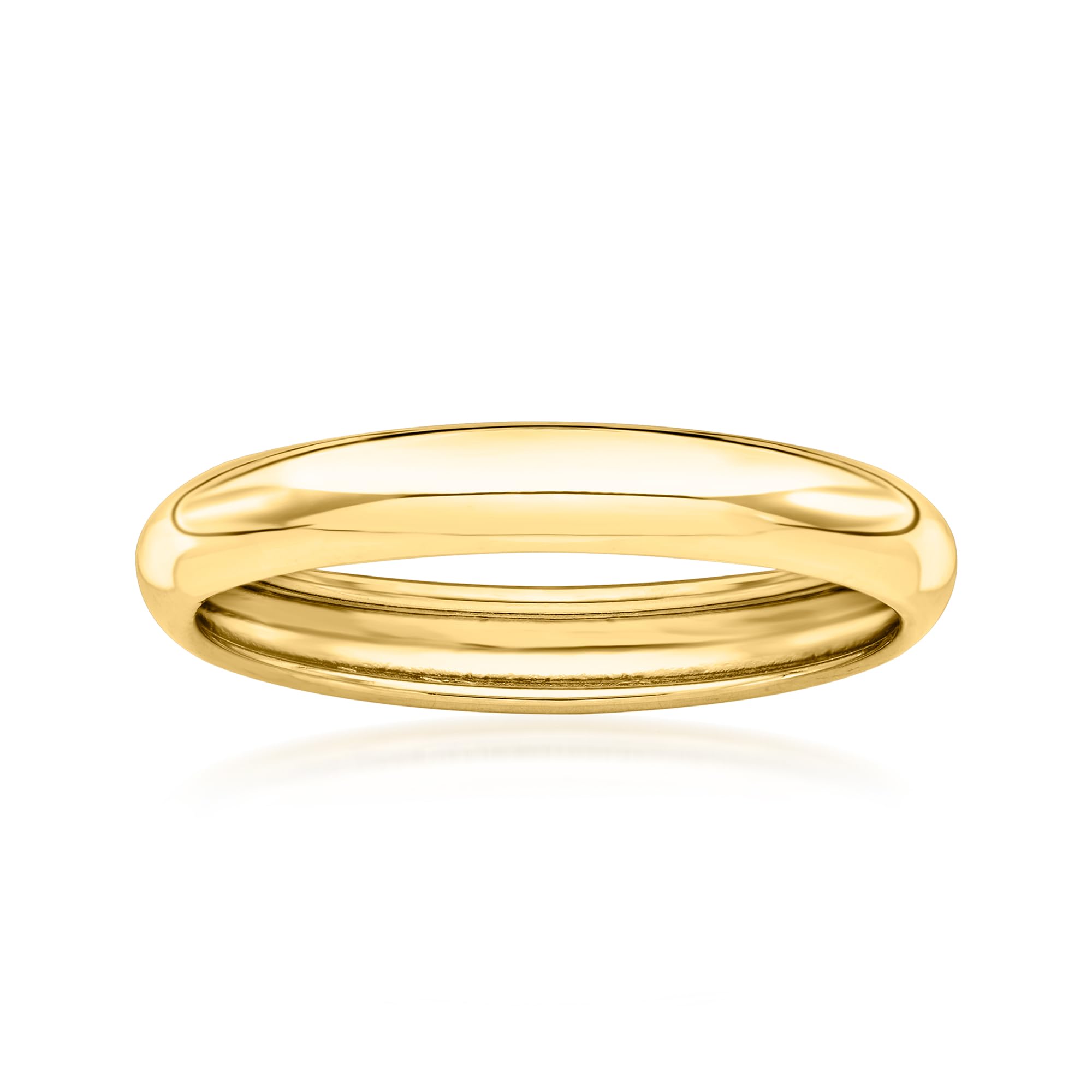 Ross-Simons Italian 18kt Yellow Gold Ring. Size 7