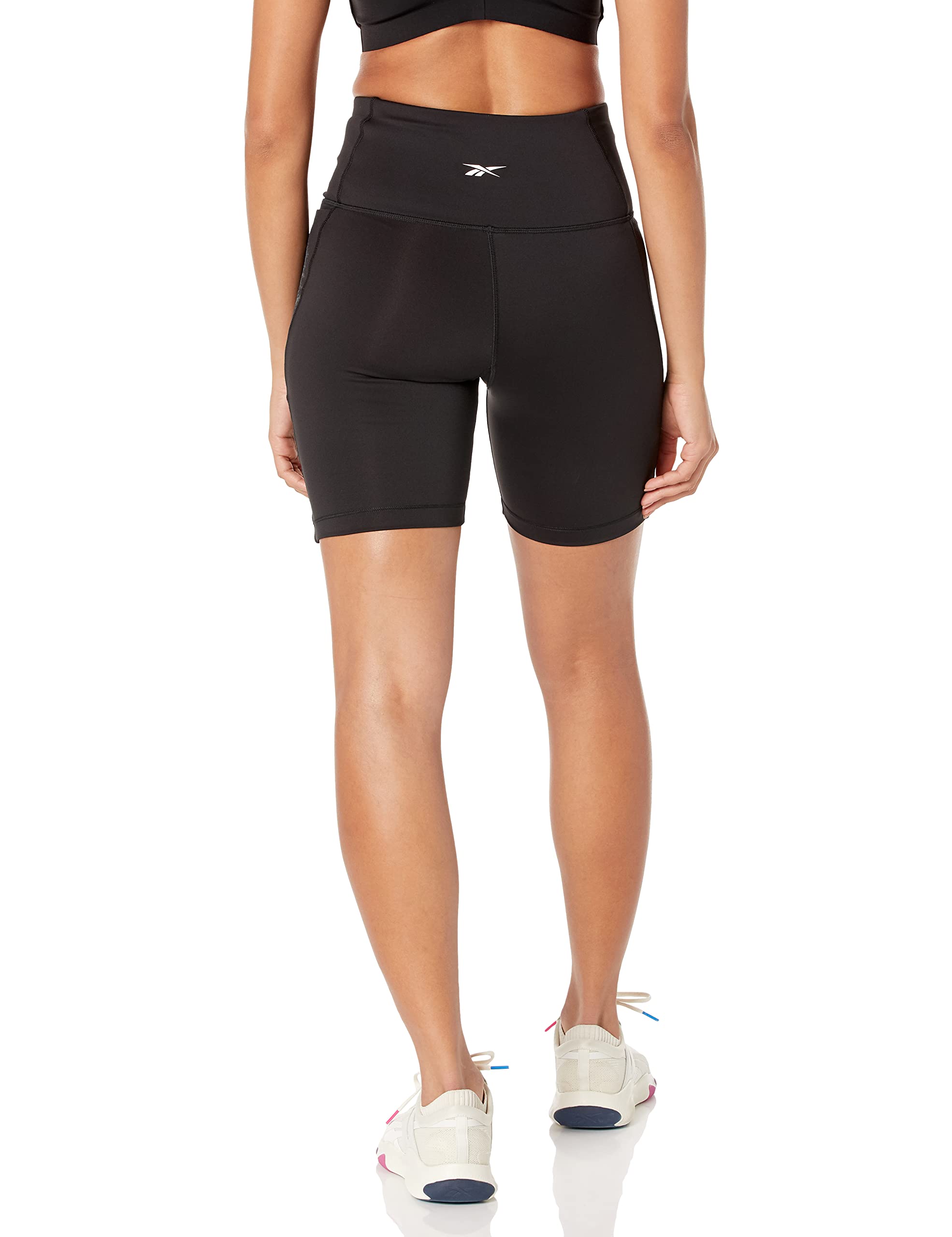 Reebok Women's Standard Active Bike Shorts, Jurassic World/Black, Small