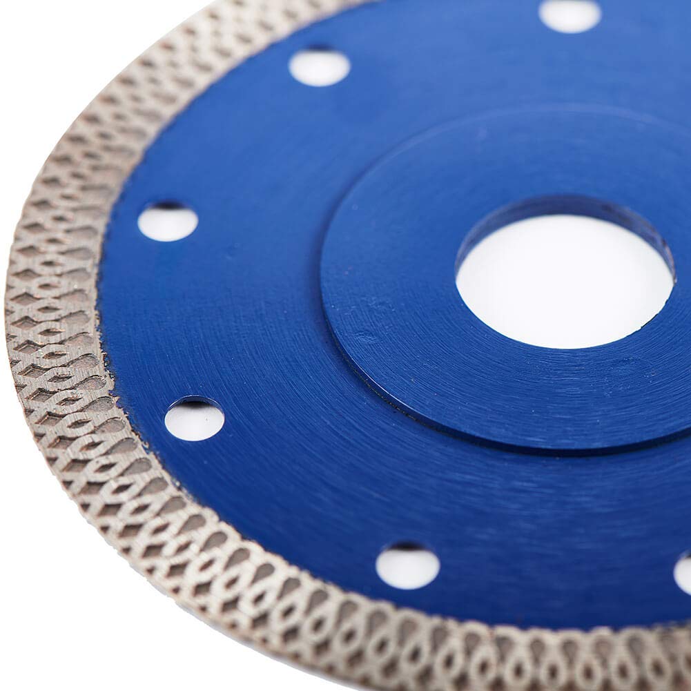 PEAKIT Dry Wet Tile Saw Blade 4 1/2 Inch Porcelain Diamond Blade Ceramic Cutting Disc Wheel for Angle grinder