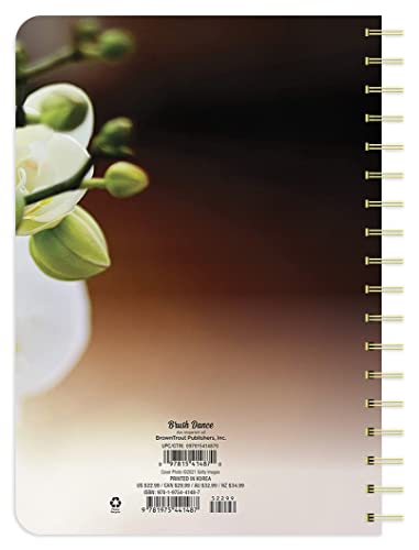 Mindful Living 2022 6.9 x 9.8 Inch Weekly Karma Planner by Brush Dance | Thicker and Bigger than Average Planner | Art Quotes Photography Inspiration