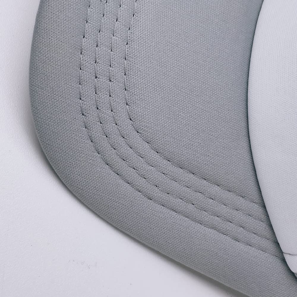 OAKFARM Ponytail Hats for Women Baseball Cap Distressed Washed Denim High Messy Bun Ponycap Dad Hat Adjustable Black
