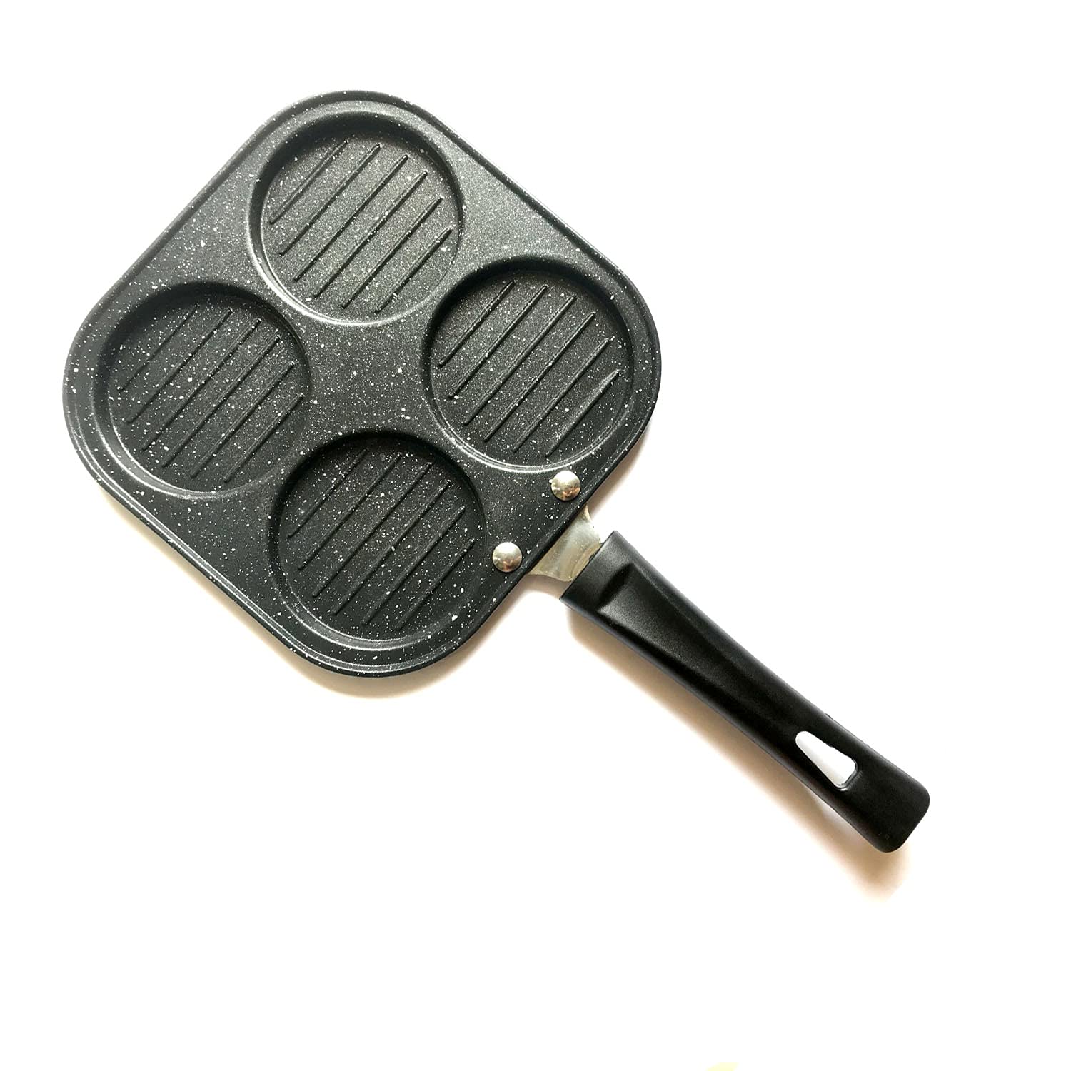 SHRIYA Non Stick Mini Uttapam Pan Aluminum 4-Cup Egg Cooker Pan Multipurpose Pancake Pan Omelet Cooker Griddle Uttapam Tawa, Multicolor