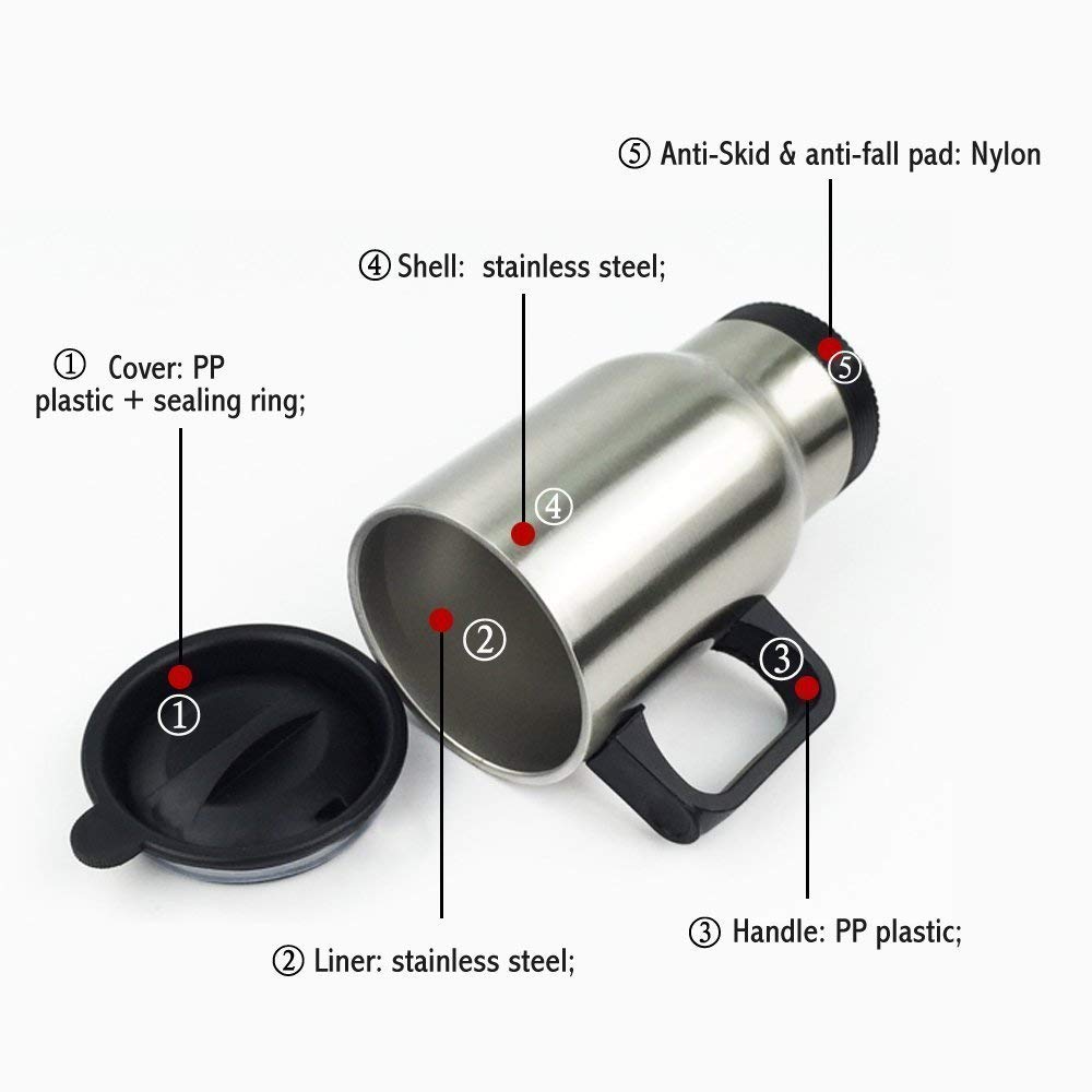 Rescued is my Favorite Breed Travel Cup or Office Tea Cups - Stainless Steel Travel Mug - 14 Ounce Coffee Mug