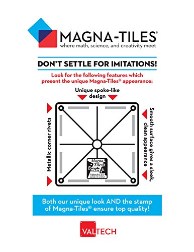 MAGNA-TILES Freestyle 40-Piece Magnetic Construction Set, The ORIGINAL Magnetic Building Brand