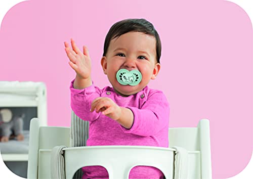MAM Original Matte Baby Pacifier, Nipple Shape Helps Promote Healthy Oral Development, Sterilizer Case, Boy , 6-16 Months (Pack of 2)