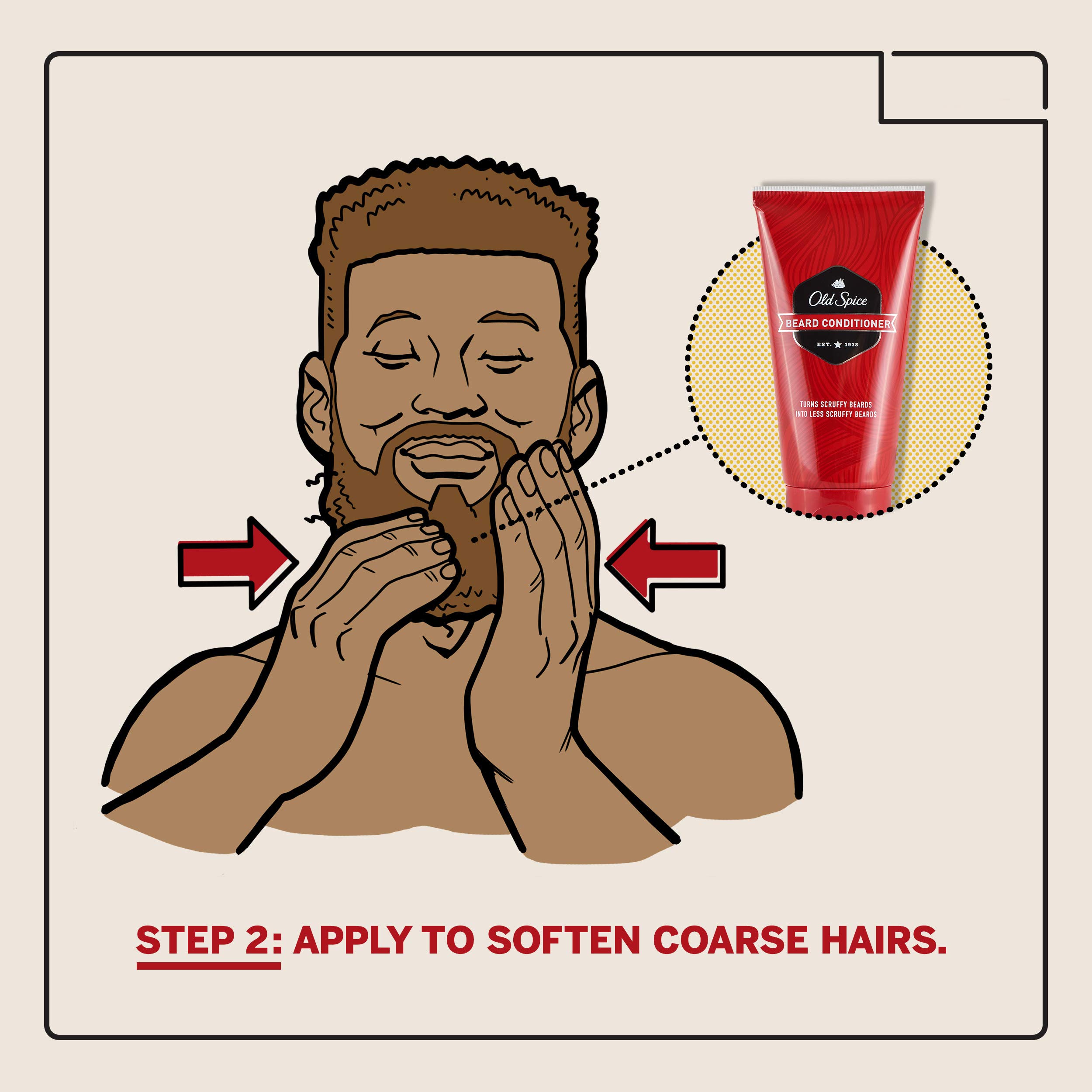 Old Spice, Beard Wash + Leave In Conditioner for Men, Beard Care & Grooming Kit, 6.8 oz + 5 oz