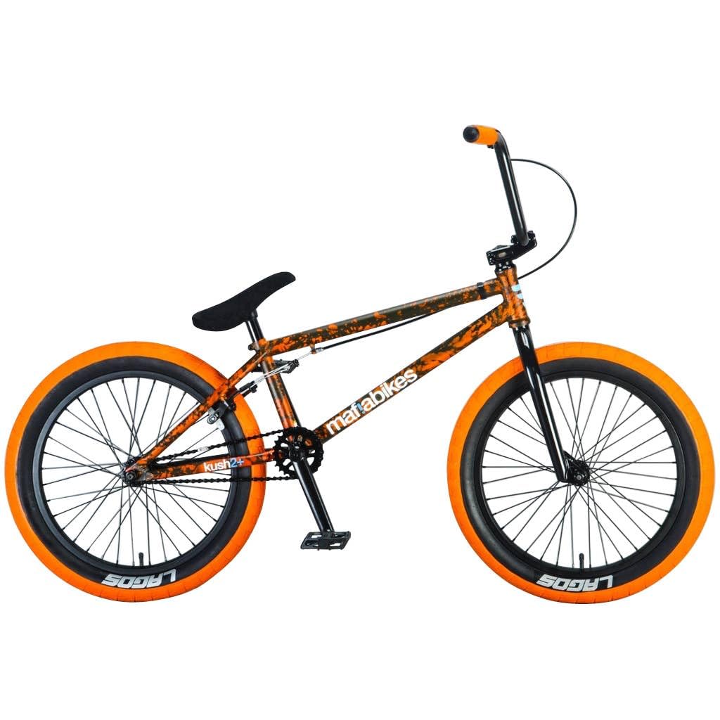 Mafiabikes Kush 2+ 20 inch BMX Bike Orange Splatter