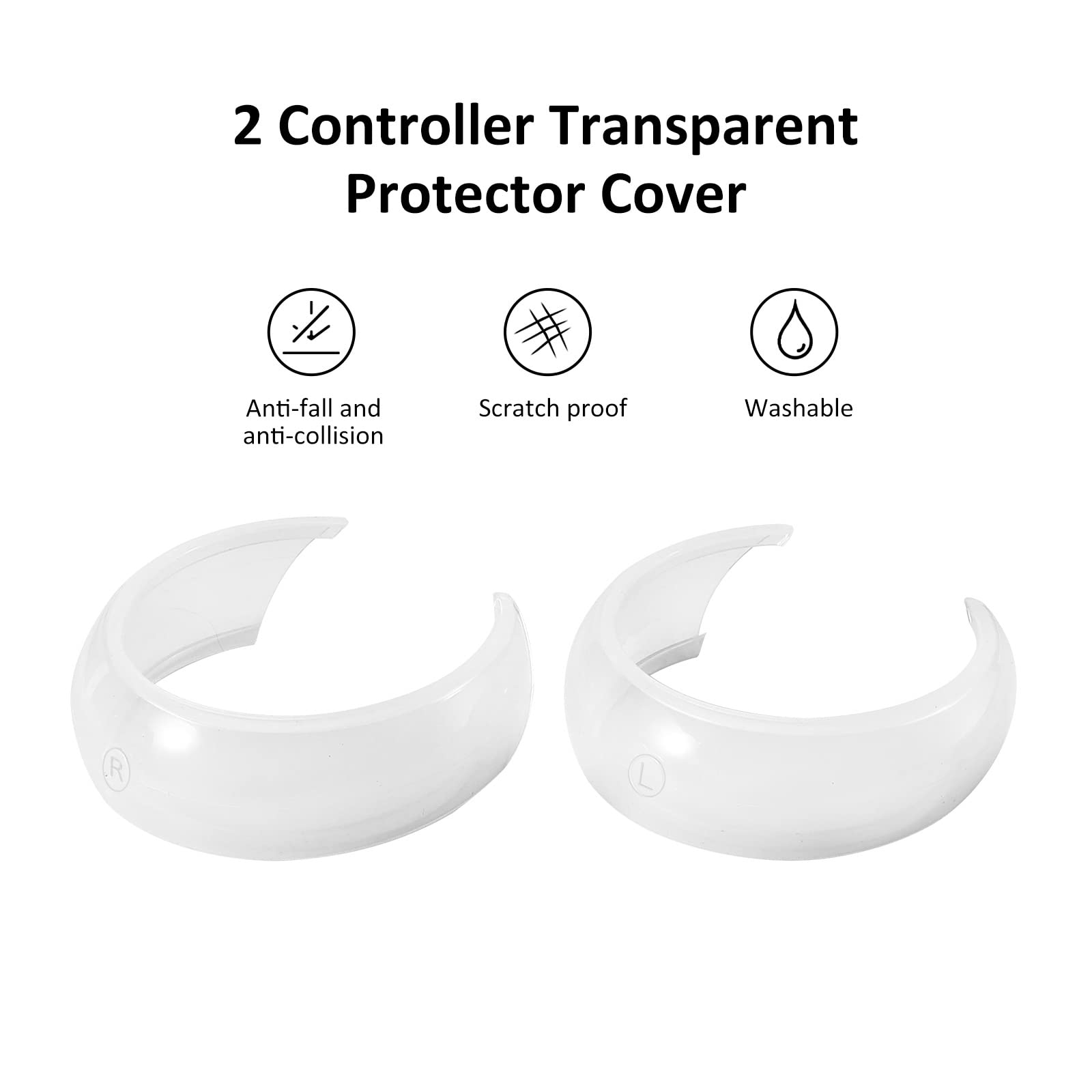 ZHNNT 2PCS VR Golf Club for Oculus Quest 2 Accessories,Golf Club Attachment with 2 Controller Covers, Oculus Quest 2 Golf Club Adapter Realistic Grip to Provide Realistic Gaming Experience