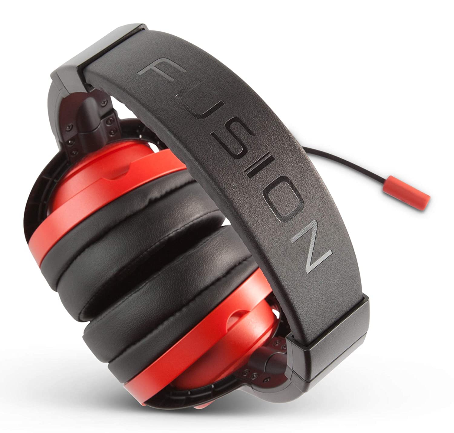 PowerA Fusion Wired Stereo Gaming Headset with Mic for PlayStation 4, Xbox One, X, Xbox One S, Xbox 360, Nintendo Switch, PC, Mac, VR, Android, and iOS - Crimson Fade - Xbox 360; Xbox