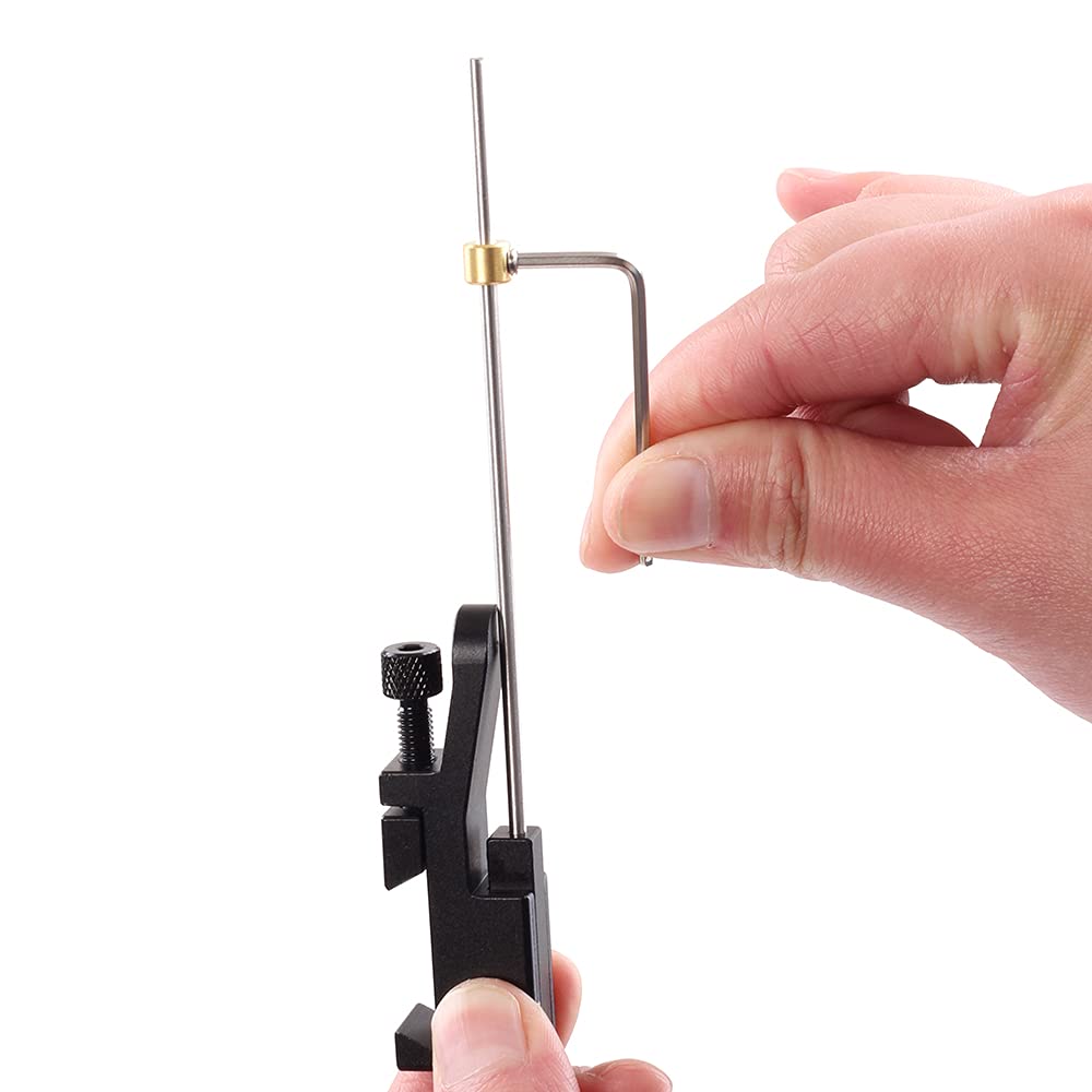 SOPOGER Archery Clicker Magnetic Recurve Bow Clicker Aluminum Bow Sight Clicker Slider Arrow Shooting Signal Bow Accessories for Hunting,Shooting,Competition Black