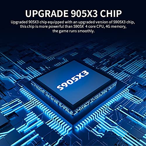 TTXP Retro Video Game Console, Super Console Built-in 3(EmuELEC/Android/CoreELEC)-in-1 System,4K UHD Output,Support PS1/PSP/NES/SEGA Saturn, Gifts for Men Who Have Everything