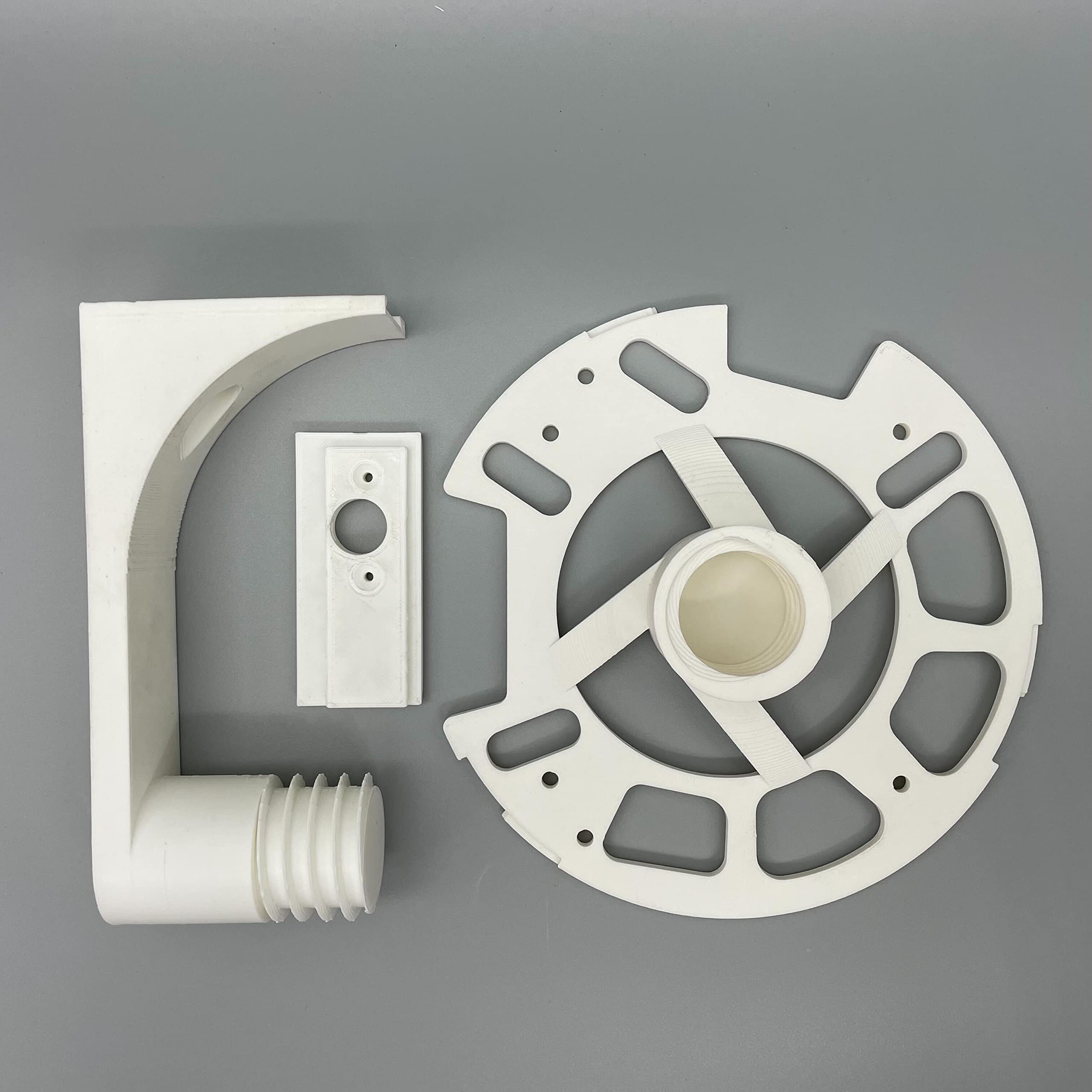 Unifi Ubiquiti Horizontal Wall Mount for U6-LR-US, U6-Pro-US, UAP-AC-PRO, UAP-AC-HD, UAP-AC-SHD White