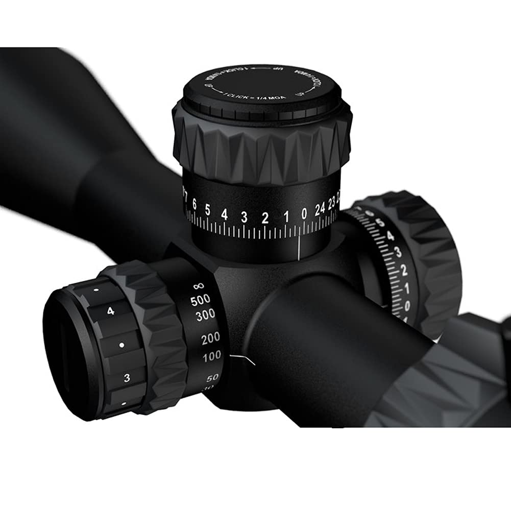 Meopta 653661 Optika6 4.5-27x50 30 mm SFP Second Focal Plane Hunting Scope, BDC, Black
