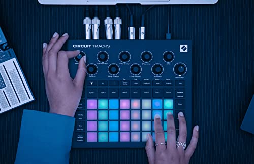 Novation Circuit Tracks: Groovebox sequencer with synth tracks, MIDI tracks and drum tracks for electronic music making