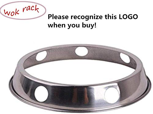 Stainless Steel Wok Ring Wok Rack 7¾-Inch and 9¾-Inch Reversible Size
