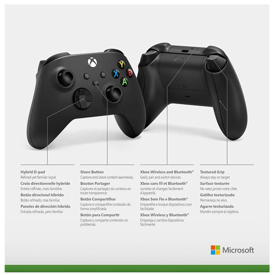 Microsoft Xbox Series S Gilded Hunter 512GB SSD with Xbox Wireless Controller - Carbon Black Bundle