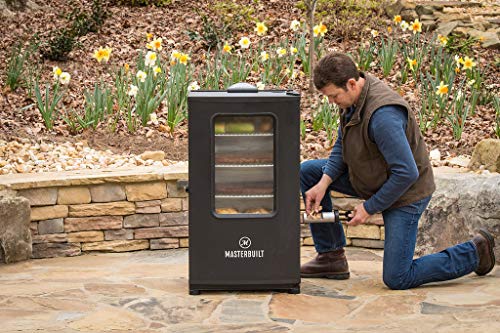 Masterbuilt MB20071619 Mes 140s Digital Electric Smoker, 40” Black + Window